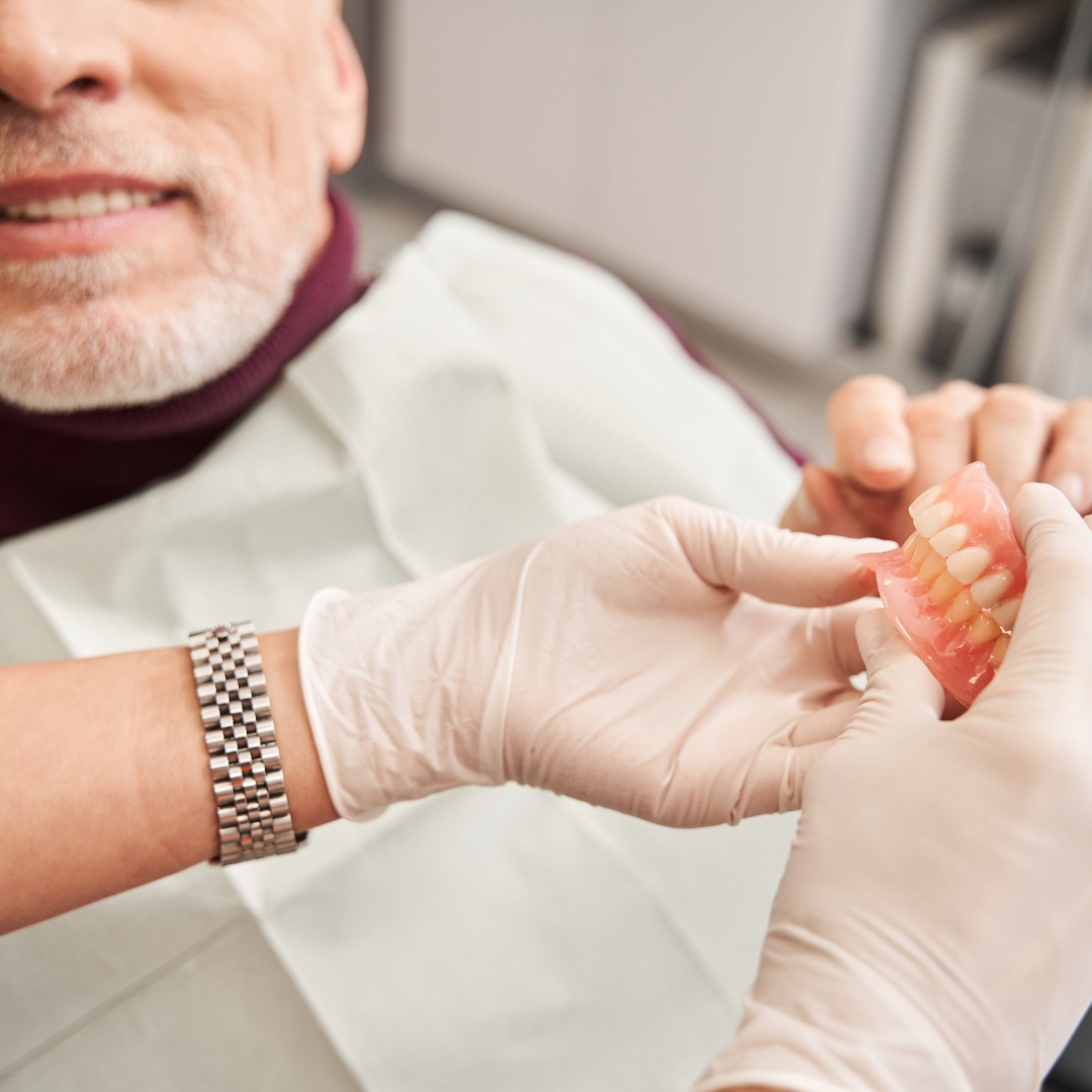 Can You Sleep with Your Dentures In? - West Five Family Dental